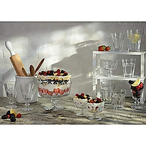 Artland A Pearl Ridge Trifle Bowl, 88 oz, Glass