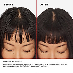 Olaplex No. 4D Clean Weightless Volume Dry Shampoo, Detoxifies Scalp, Neutralizes Odor, Leaves Hair Feeling Clean, For All Hair Types, 6.3 oz