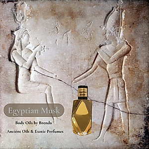 Body Oils by Brenda Egyptian Musk Body Oil, Pure Thick Uncut Authentic Original Fragrance, Unisex, All-Natural Classic Concentrated Scent (Egyptian Musk, 1 oz.)