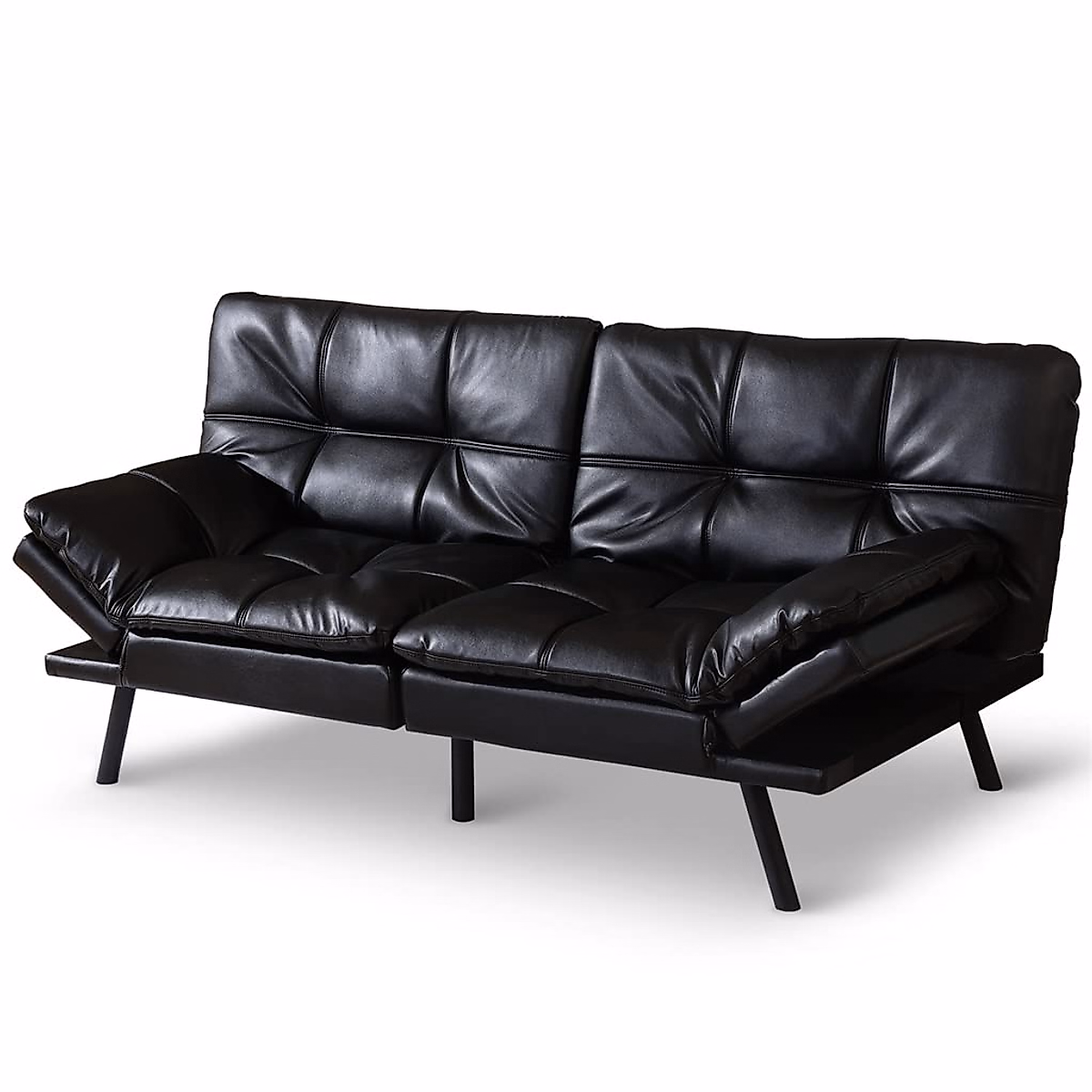 WYKDD Sofa Bed Linen Memory Foam Couch Convertible Love Seat for Compact Living Spaces Offices Apartments