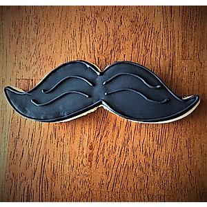 Mustache Father's Day Cookie Cutter 5.25" Made in USA by Ann Clark