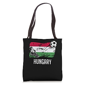 Hungary Flag Jersey Hungarian Soccer Team Hungarian Tote Bag