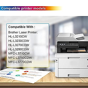 CHENPHON Compatible Drum Unit Replacement for Brother DR223CL DR223 DR-223CL use for MFC-L3770CDW MFC-L3750CDW MFC-L3710CW HL-L3290CDW HL-L3270CDW HL-L3230CDW HL-L3210CW Printer [4Pack- KCMY]