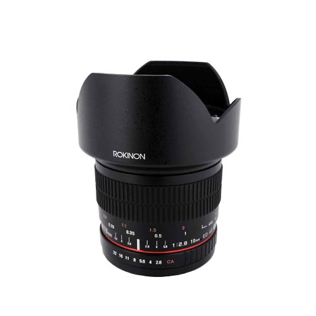 Rokinon 10mm F2.8 ED AS NCS CS Ultra Wide Angle Lens for Olympus and Panasonic Micro 4/3 (MFT) Mount Digital Cameras (10M-MFT) , Black