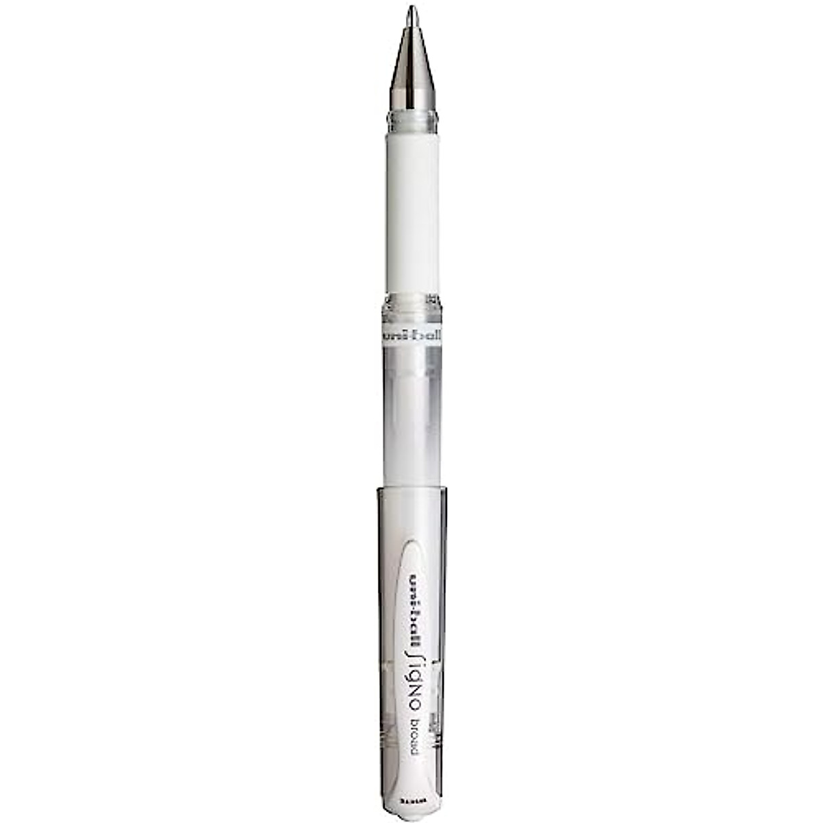 Uni-Ball Signo Broad Point Gel Impact Pen White Ink-1.0mm Value Set of 5