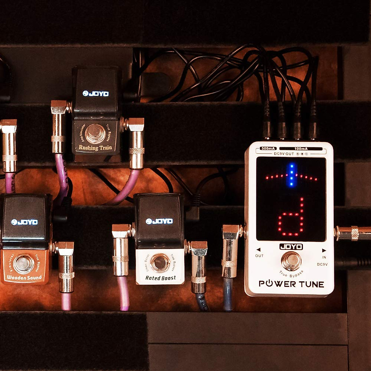 JOYO JF-18R Power Tuner and JF-10 Dynamic Compressor for Electric Guitar Effect Most Frequently Combination Budget Pedals in Bundle