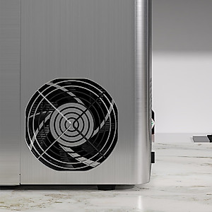 Ice Maker Countertop, Automatic 44 lbs/Day, with Soft Chewable Ice, Portable Machine Scoop, Self-Cleaning, One-Click Operation, for Home/Kitchen/Office/Party