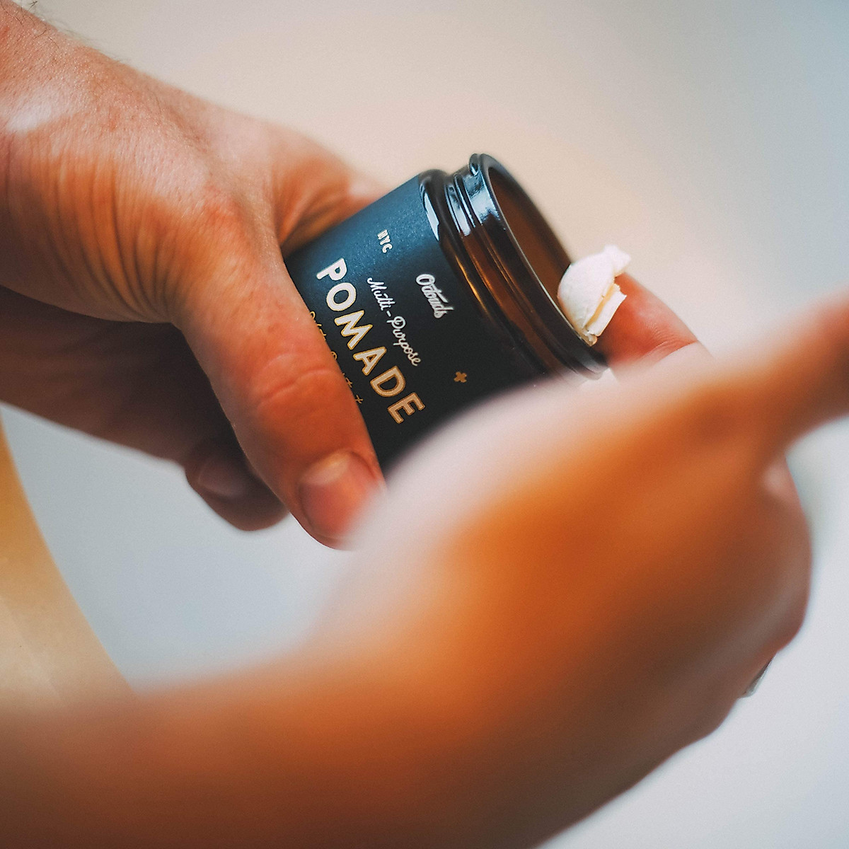 O'Douds Multi-Purpose Pomade - Water-Resistant Styling Pomade for Men - Natural, Plant-Based Ingredients - Firm hold with Medium to High Shine - Cedarwood & Orange Scent (4oz)