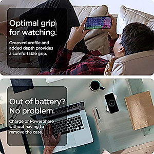 Spigen Rugged Armor Case Compatible with Samsung Galaxy S21 - Black