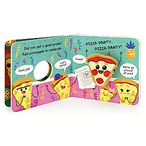 Pizza Party! Finger Puppet Board Book for Little Pizza Lovers, Ages 1-4 (Children's Interactive Finger Puppet Board Book)