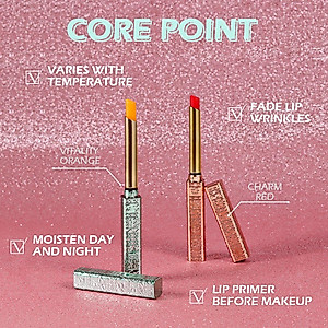 BINGBRUSH Color Changing Lip Balm, Moisturizing, 2 Pcs