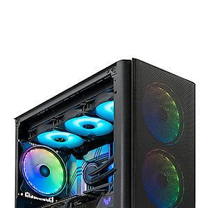 YEYIAN ODACHI Intel 13th Gen VR PC Gaming,i9 13900KF 5.80 GHz Desktop Computer,RTX 4090 24GB, 32GB DDR5 RAM,2TB SSD,2TB HDD,Z790 Mobo,360mm AIO Liquid Cooled,Win 11 Home,7 ARGB Fans,1000W Platinum PSU