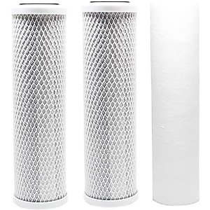 American Water Solutions Filter Set Compatible to Apec Models ROES-50, ROES-75, RO-45, RO-90, RO-PH90, RO-PERM, RO-Pump, RO-Hi, WFS-1000, ROES-UV75, ROES-PH75, ROES-PHUV75, ROES-UV75-SS,