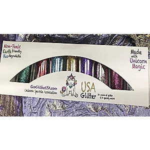 Biodegradable Glitter for Art, Craft, Body, and Makeup-Great for Kids Too, and It's Fair Trade!
