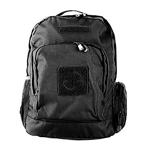 LAPG Commuter Backpack, School Backpack, Hydration Compatible Small Backpack - Black