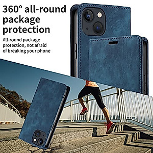 OLOBBIRD Vintage Wallet Stand Phone Case for Samsung Galaxy A70 A50 S A40 A30 A20 E A10, Magnetic Closure Card Holder Back Cover, Business Skin-Friendly Protective Shell(Green,A40)