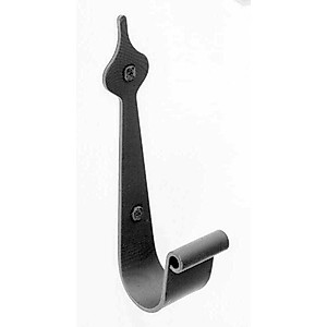 Acorn AB2BP Extra Large Forged-Iron Hook with a Lacquered Black Finish
