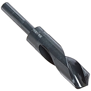 Drill America - DWDRSD19/32 19/32" Reduced Shank High Speed Steel Drill Bit with 1/2" Shank, DWDRSD Series