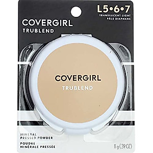 COVERGIRL truBlend Pressed Blendable Powder, Translucent Light, 0.39 Ounce (packaging may vary)