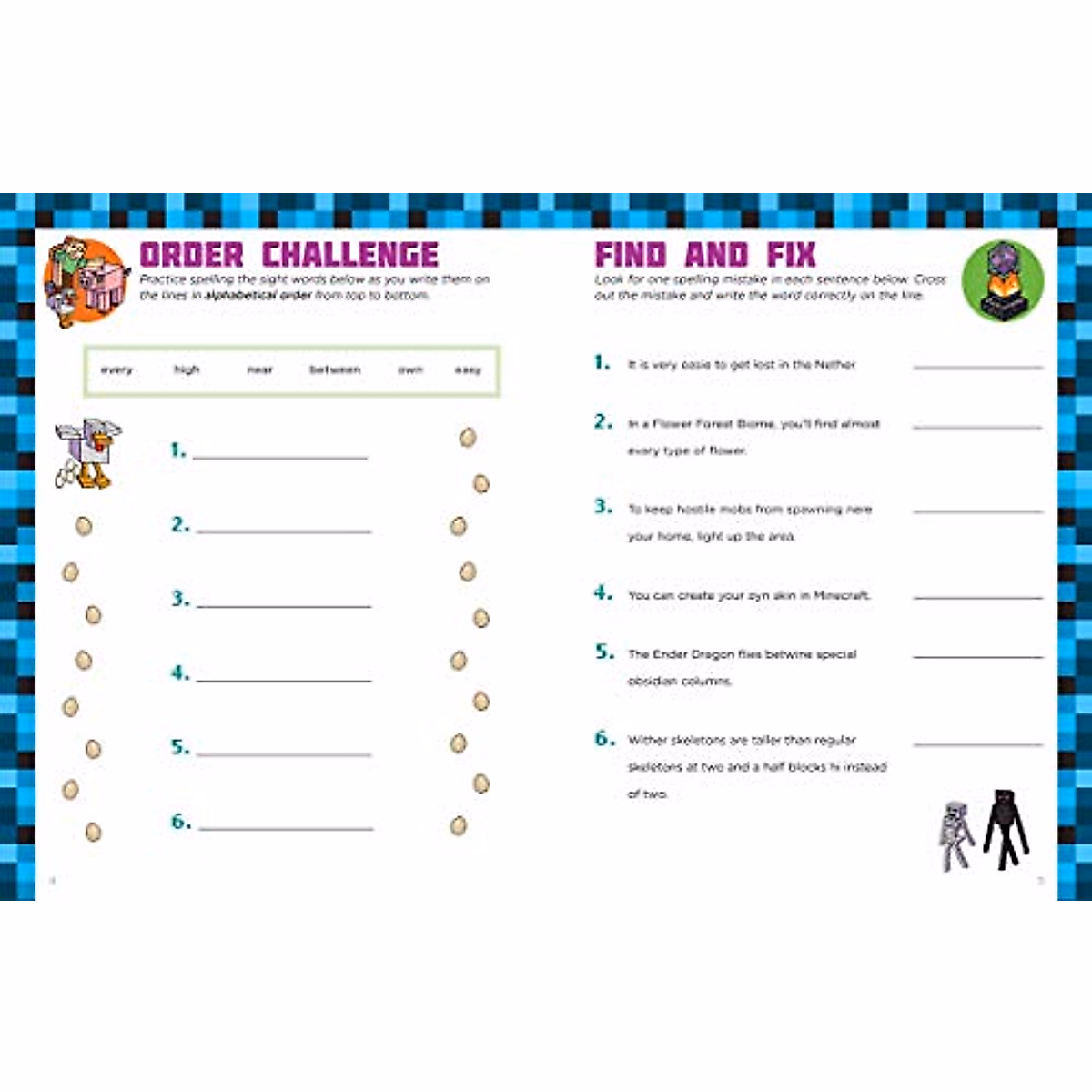 Spelling for Minecrafters: Grade 3