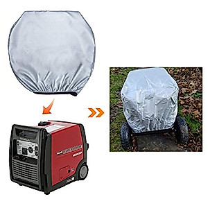 Sunluway Generator Cover Fit for Honda EU3000is Generator & Predator 3500 - All Season Outdoor Storage Cover Discreetly Protect Your Generator (Equivalent to Part Number 08P57-ZS9-00S)
