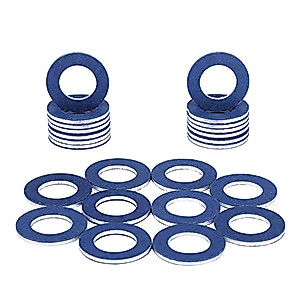 90430-12031 (24Pcs) Aluminum Oil Drain Plug Gaskets Fits for Toyota Lexus Scion Crush Washer Seals Replaces# 9043012031
