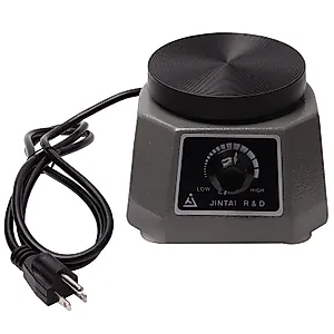 Dental Lab Vibrator 4" Round Lab Equipment Shaker Oscillator Heavy Duty Platform Roundness Vibrator Plaster 110V 100W