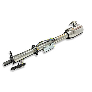 DEMOTOR PERFORMANCE Hot Rod Chrome Tilt 32" Steering Column With Key for Auto Transmission