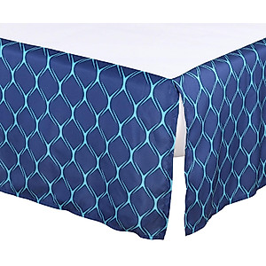 The Peanutshell Nautical Crib Bedding Set for Baby Boys or Girls - 3 Piece Unisex Nursery Set - Crib Quilt, Crib Sheet, Crib Skirt