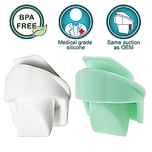 Nenesupply 4pc Duckbill Valves Compatible with Wearable Elvie Breast Pump and Pump Parts Replacement Parts. Made by Nenesupply. Not Original Elvie Valves. Use with Pump Seals.