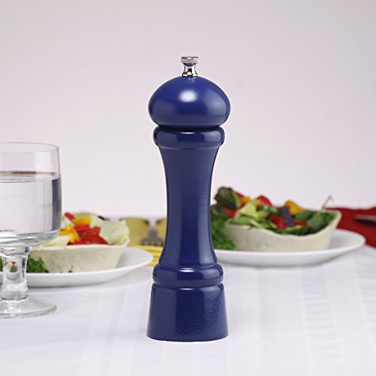Chef Specialties 8 Inch Windsor Pepper Mill - Cobalt Blue - Made in USA
