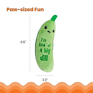 Catstages Crunchy Pickle Kicker Dental Catnip Cat Toy