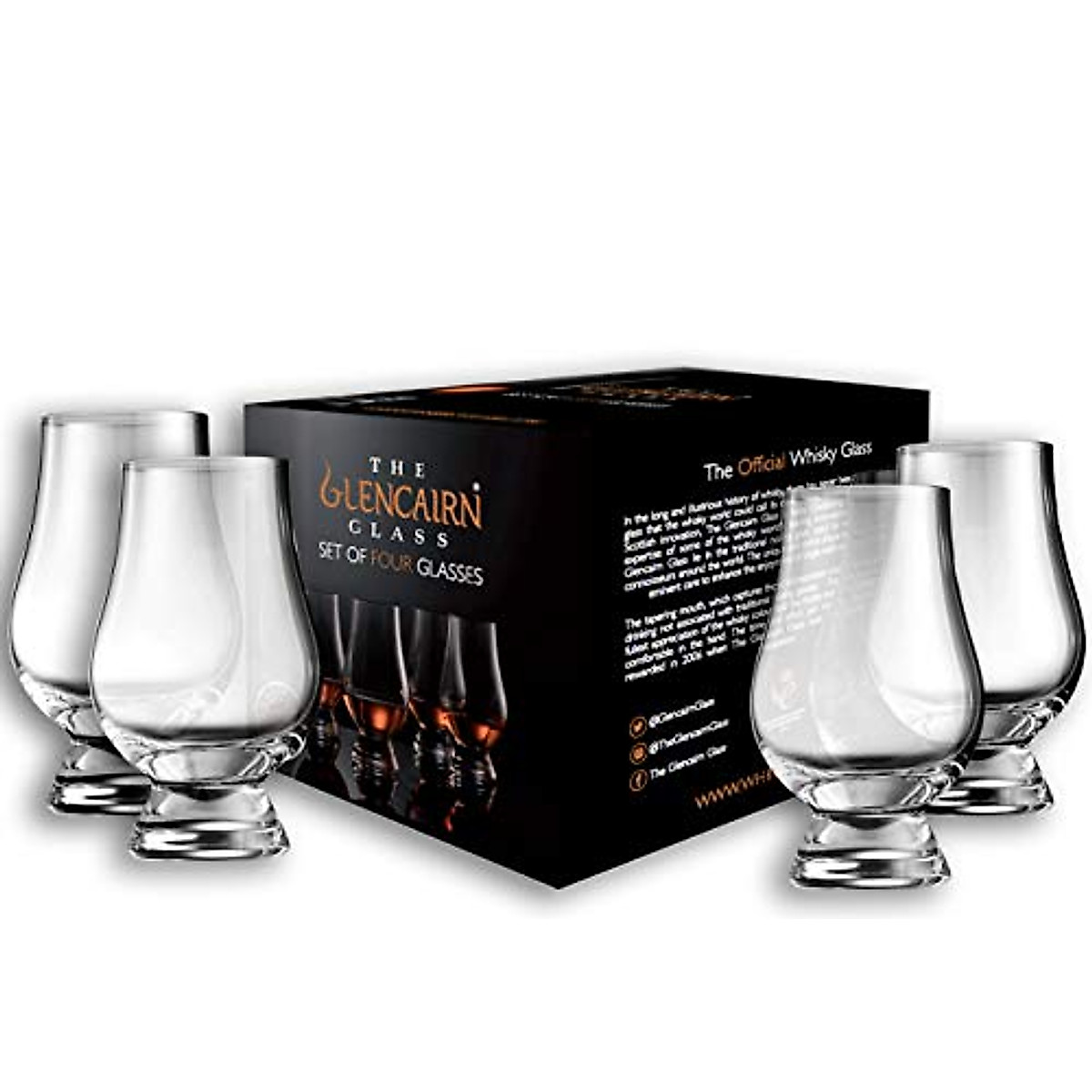 GLENCAIRN WHISKY GLASS, SET OF 4 IN 4 PACK GIFT CARTON