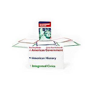 US Citizenship Flash Cards 2025 and 2026: USCIS Naturalization Test Flashcards Study Guide with All 100 Civics Exam Questions and Answers [2nd Edition]