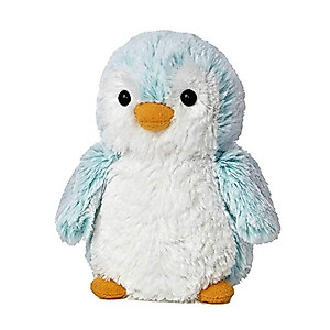 Aurora® Playful Pompom Penguin™ Brights Stuffed Animal - Vibrant Companions - Endless Fun - Blue 6 Inches