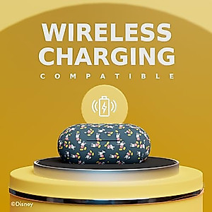 Disney Mickey Mouse Bluetooth Earbuds with Charging Case- Bluetooth Wireless Headset with Built-in Mic and 30 Hours of Playtime- Disneyland Essentials and Disney Gifts for Women and Men of All Ages