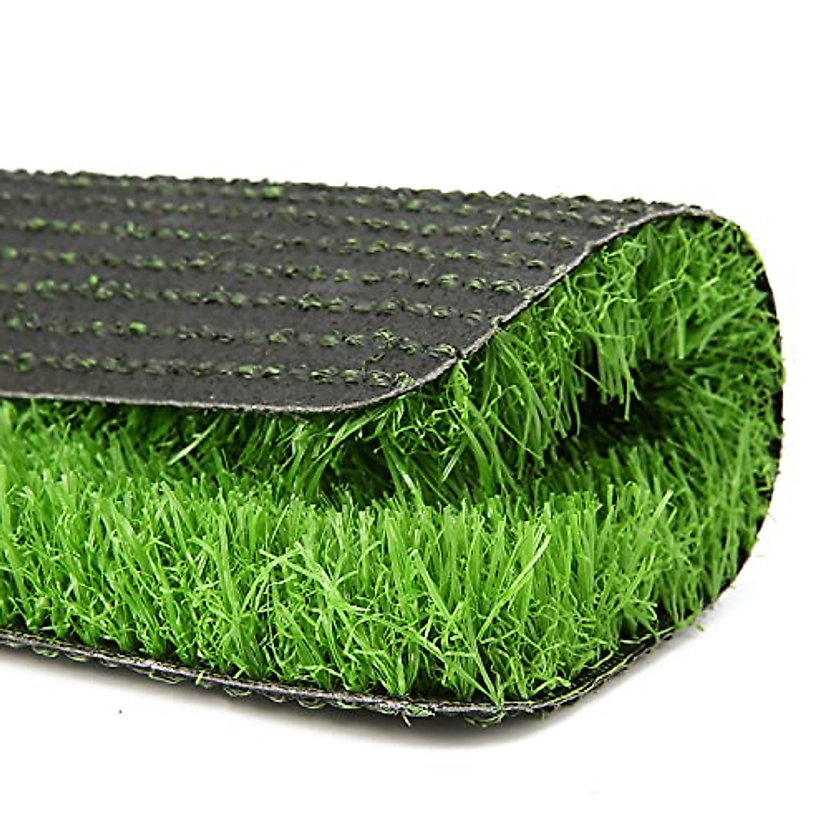 Fasmov Green Artificial Grass Rug Grass Carpet Rug 3.2' x 6.5', Realistic Fake Grass Deluxe Turf Synthetic Turf Thick Lawn Pet Turf -Perfect for Indoor/Outdoor