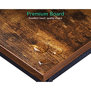 AODK L Shaped Gaming Desk, Computer Corner Desk, PC Gaming Desk Table with Large Monitor Riser Stand for Home Office Sturdy Writing Workstation,51 * 19 inch,Vintage