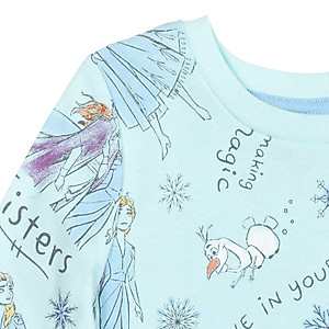 Disney Frozen Elsa Princess Anna Olaf Toddler Girls Pullover Sweatshirt 4T