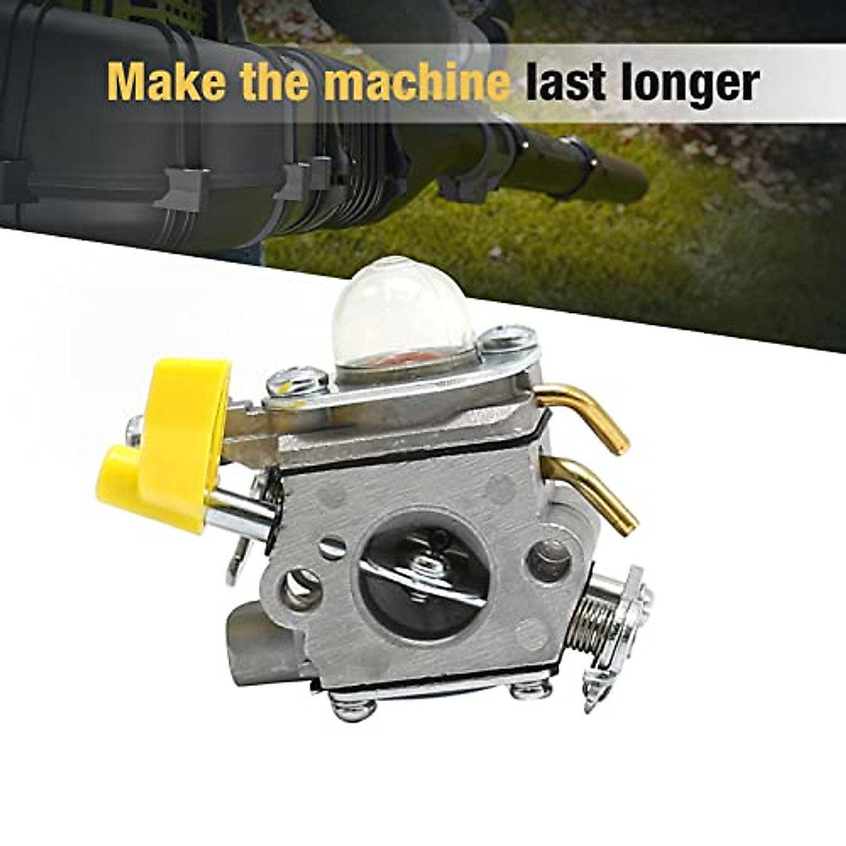 Anxingo C1U-H60 Carburetor Replacement for Ryobi Homelite 25cc 26cc 30cc BC30 CS30 TP30 TP26 EX26 SS26 SS30 SX135 Trimmer Leaf Blower 308054043 308054013 308054032 985624001