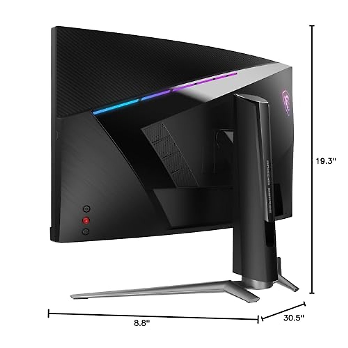 MSI MPG ARTYMIS 273CQRX QD, 27" Gaming Monitor, 2560 x 1440 (QHD), VA with Quantum Dot Technology, 240Hz, FreeSync Premium Pro, HDR 400, HDMI, Displayport, USB C, Tilt, Swivel, Height Adjustable