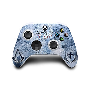 Head Case Designs Officially Licensed Assassin's Creed Glacier Logo Rogue Key Art Vinyl Sticker Gaming Skin Decal Cover Compatible With Xbox Series S Console and Controller Bundle
