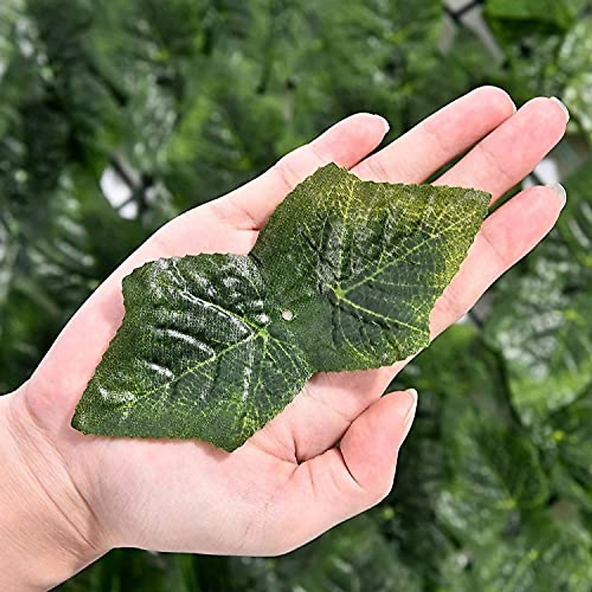 Expandable Faux Privacy Fence Artificial Ivy Rolls Privacy Fence Screen | Artificial Hedges Fence Ivy Vine Leaf Decoration for Outdoor Wall Privacy Screening Garden (Size : 0.5x1m)