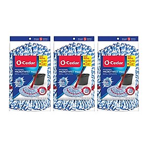 O-Cedar MicroTwist Microfiber Twist Mop Refill (Pack of 3)