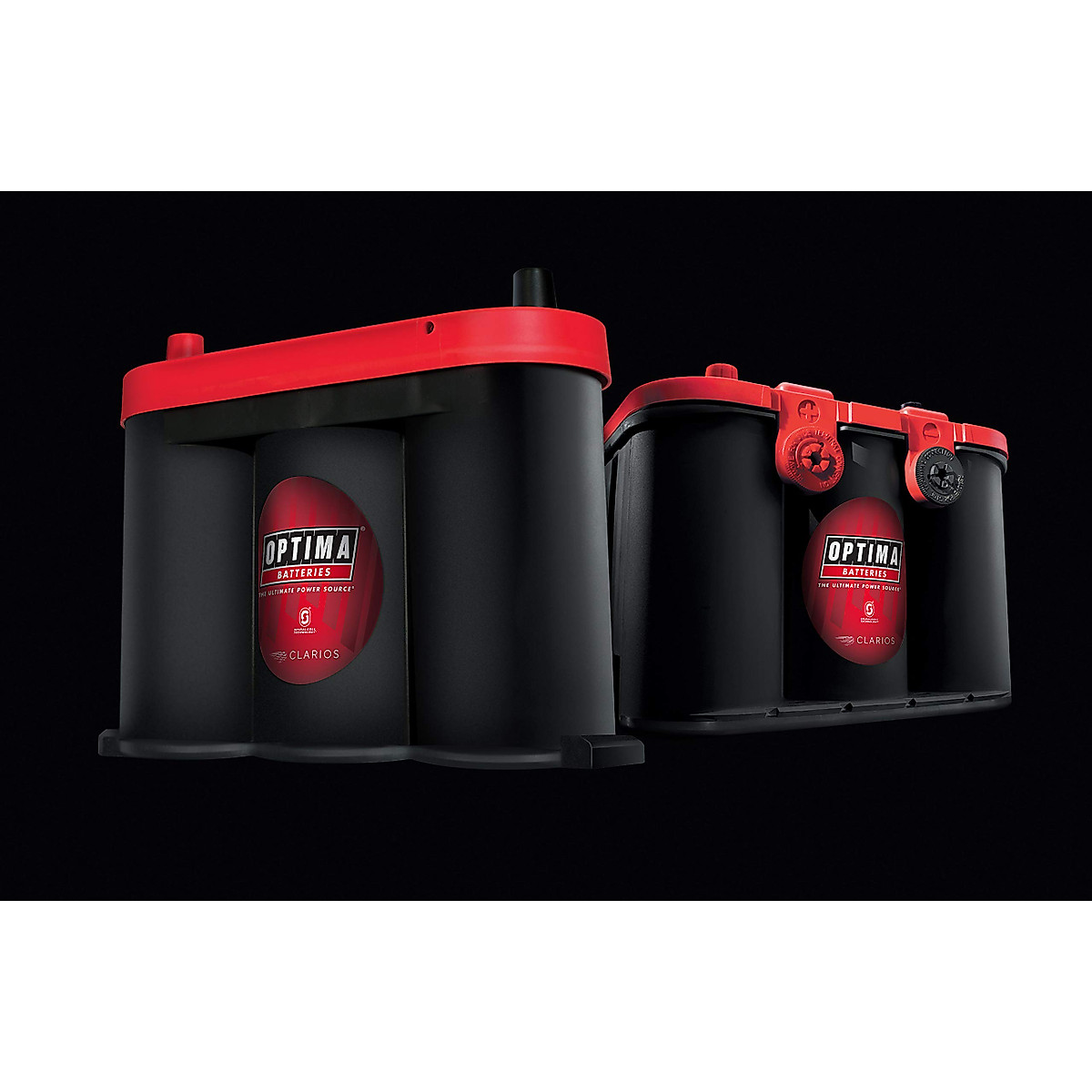 OPTIMA Batteries High Performance 25 RedTop Sealed AGM Car, Truck, and SUV Starting Battery, 720 CCA, SAE Terminal, Maintenance Free, Versitile Mounting