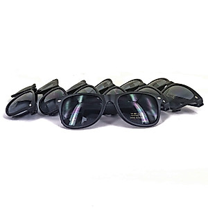 LADY&HOME Bachelor Party 7pcs Wedding Sunglasses for Groom, Best Man, Groomsmen Gifts Wedding Favor (Matte)