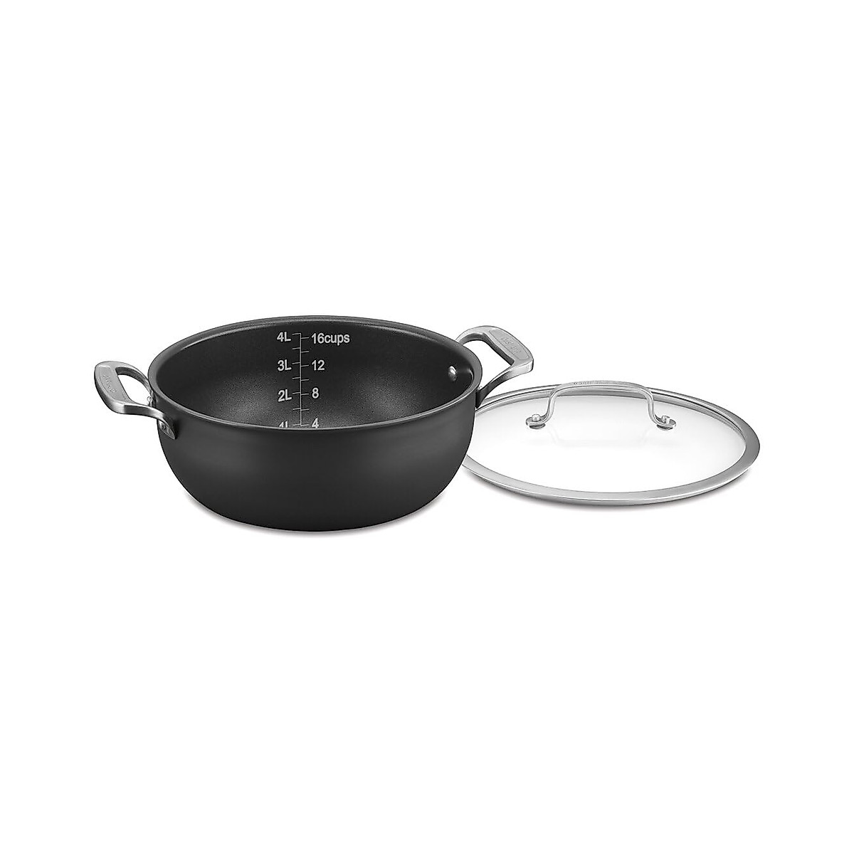 CUISINART DS INDUCTION DISHWARE SAFE ANODIZED COOKWARE 5 QT DUTCH OVEN WITH COVER