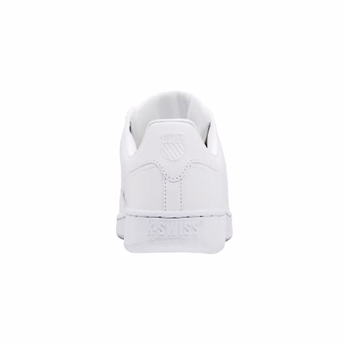 K-Swiss Women's Classic VN Leather Sneaker, White/White, 9 M