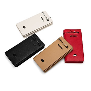 TOYOHOLA Purses Wallets for Women RFID Blocking PU Leather Zip Around Ladies Clutch Purse (Lip-Black)