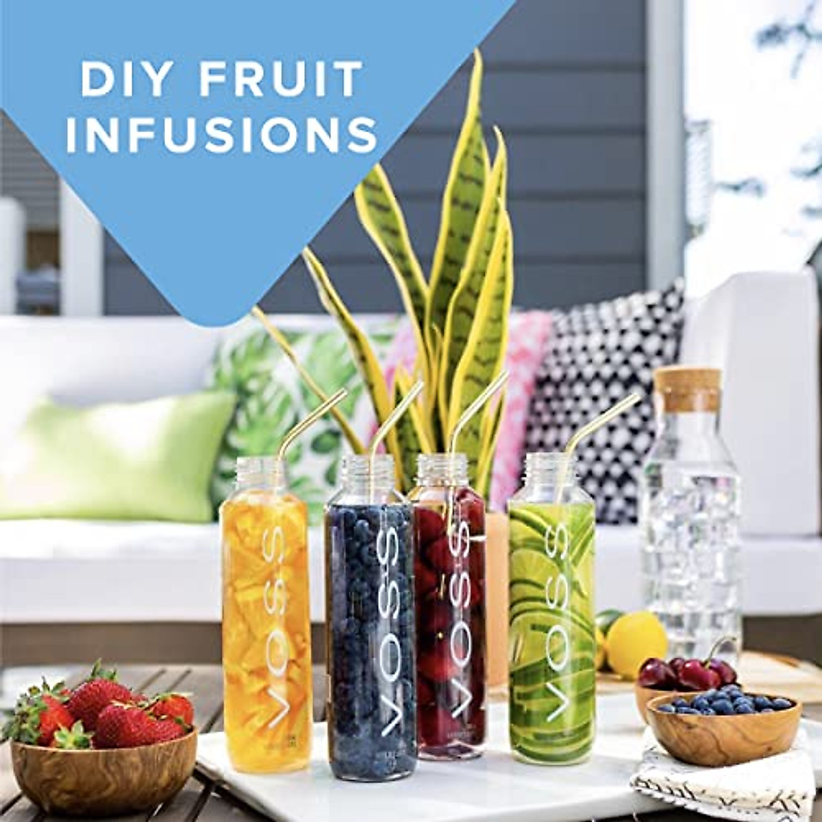 VOSS Premium Still Bottled Water, Naturally Pure, BPA Free, PET Plastic, Recyclable - Crisp, Refreshing Taste, On-The-Go Hydration - 500ml (Pack of 24)